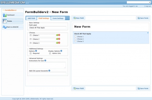 Form Builder (v2) - efelleWiki